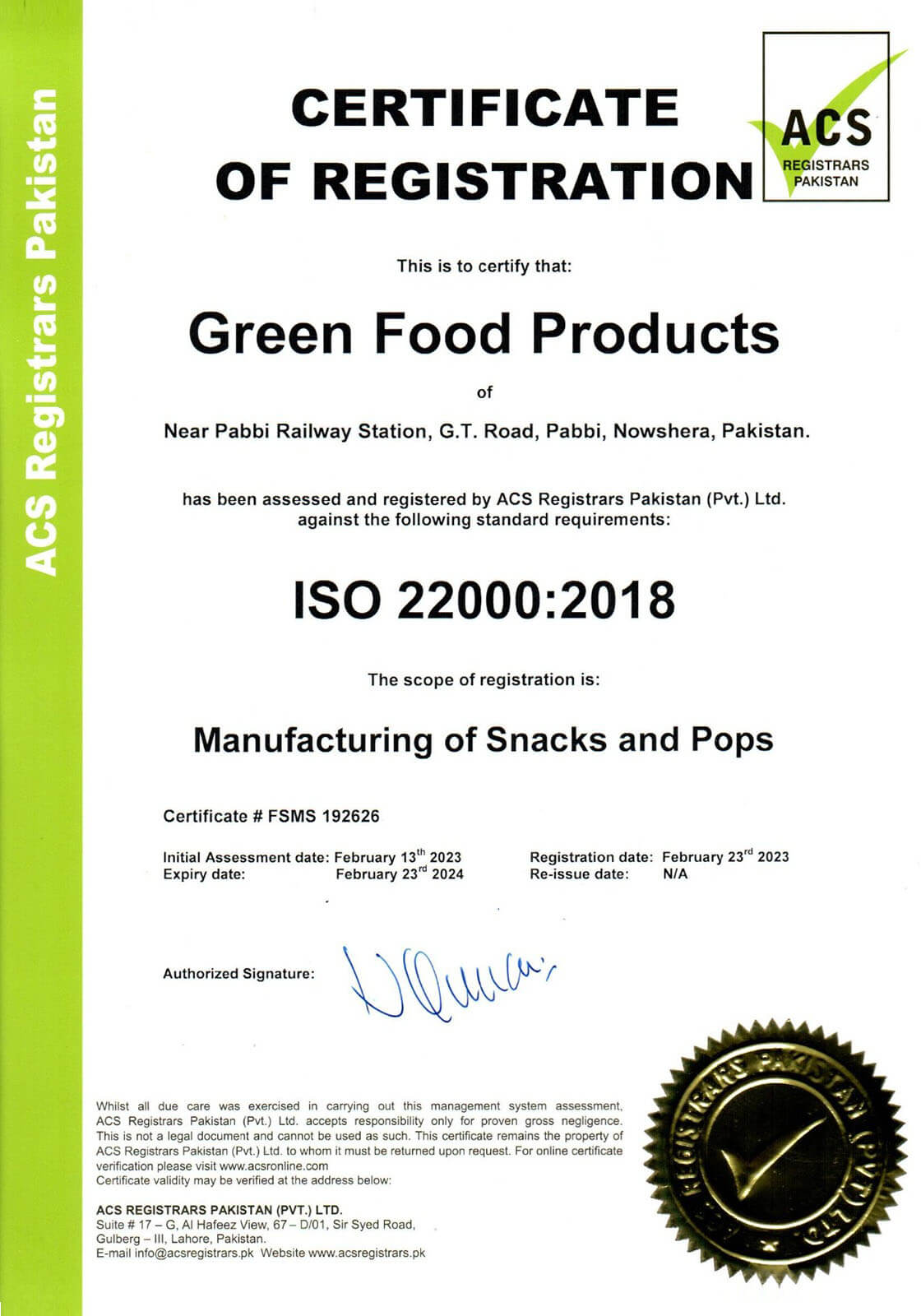 About Us - Green Foods - POPs-Slanty Snacks-Nimko-Pink Salt-Snacks ...